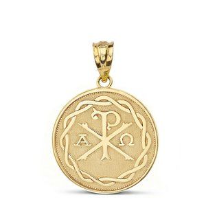 Element Shine | Jewelry | Gold Ancient Christian Chi Rho Px Symbol ...